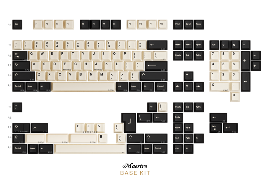 SW Maestro Keycaps を買ったので「GMK Maestro」と比較してみた | ️ YonNabe Games ️